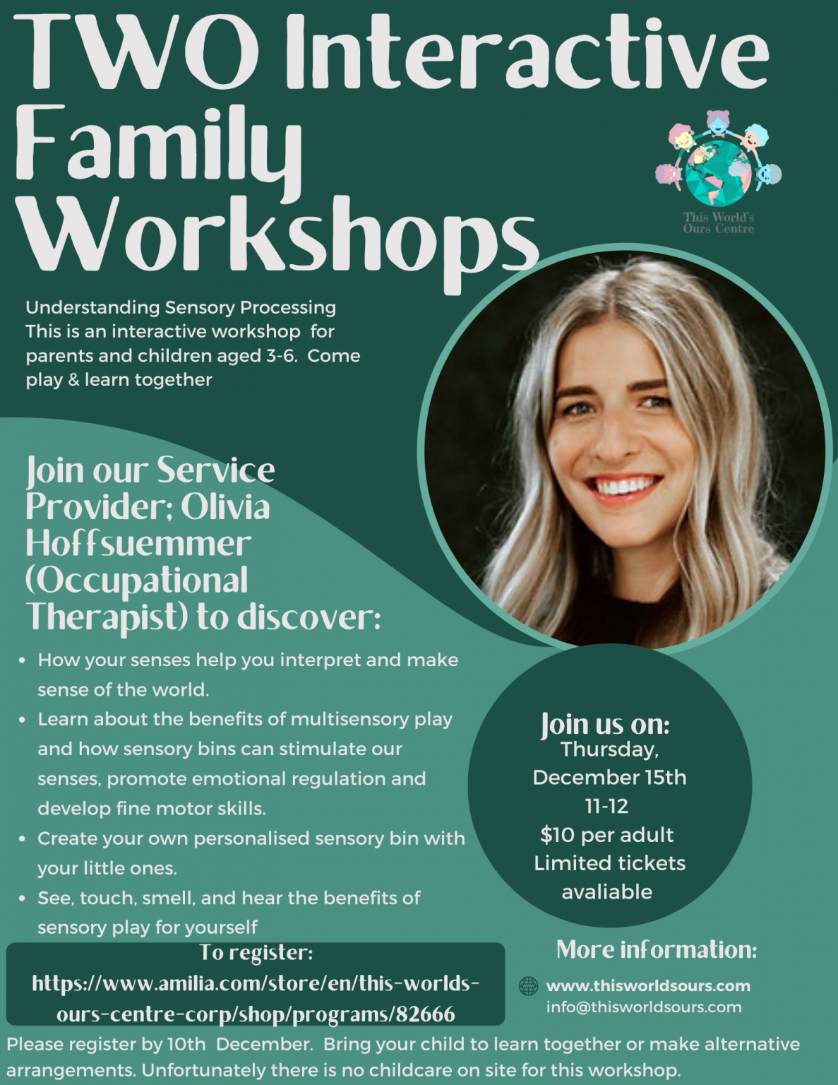 Exploring Sensory Processing: An interactive workshop at TWO - Family ...